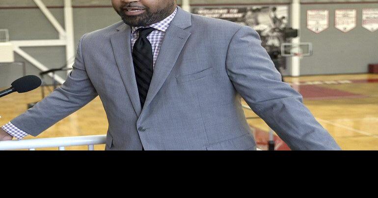 Sales introduced as Rose men's basketball coach | Rose Hulman Sports ...