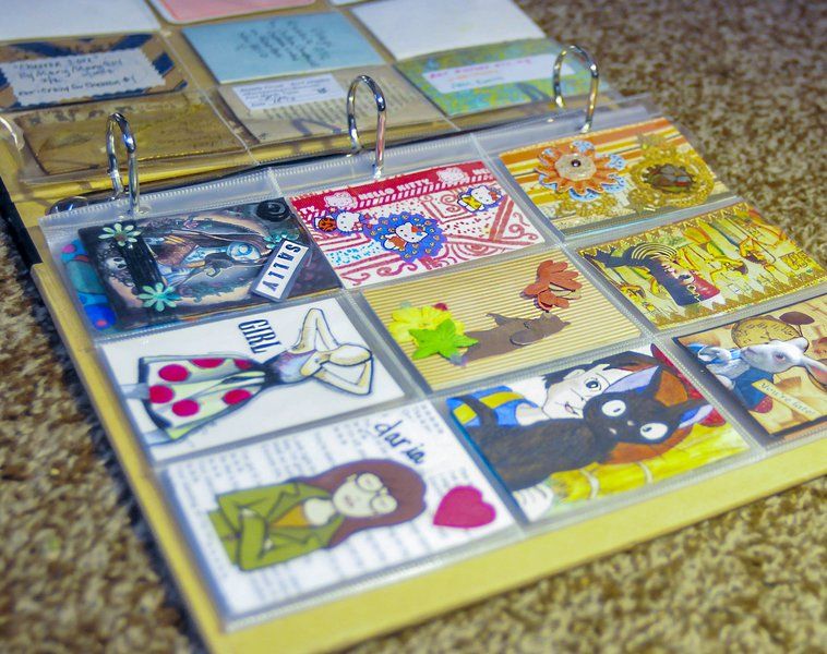 Artists create unique scenes on trading-card size mediums | Valley Life ...