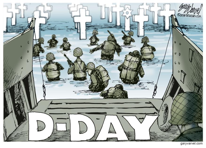 Editorial Cartoon: Remembering D-Day | Opinion | tribstar.com