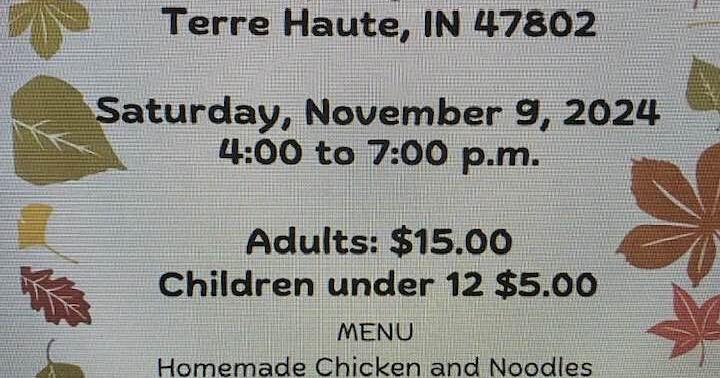 Chicken-and-noodles dinner is Saturday at Unity Presbyterian | Local ...