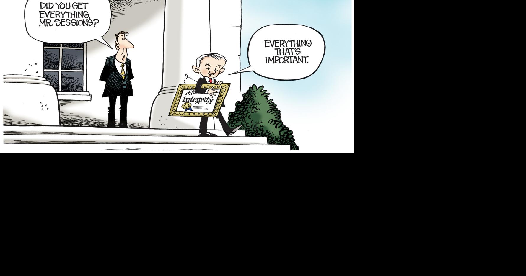 Editorial Cartoon: Integrity intact | Opinion | tribstar.com