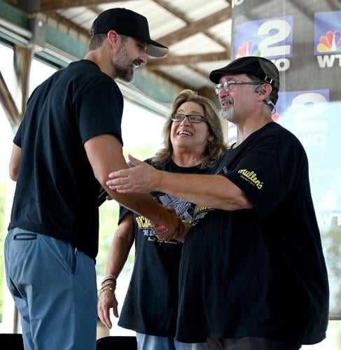 Country singer Walker Hayes surprises Richard Goodall with new car ...