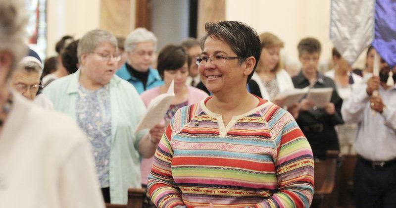 Sister Joni Luna professes her first vows | Faith | tribstar.com