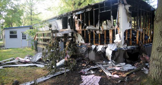 Devastating fire takes out mobile home | Local News | tribstar.com