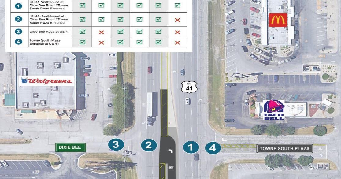 INDOT proposes intersection improvement at U.S. 41 and Dixie Bee Road ...
