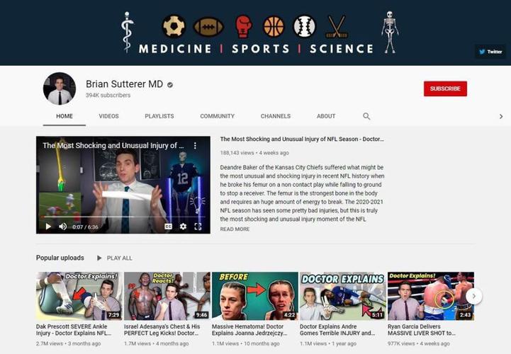 Terre Haute native Brian Sutterer connects sports, medicine on social ...