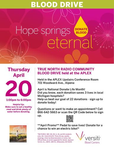 TNRN Community Blood Drive at The Aplex June 20th | Local News ...