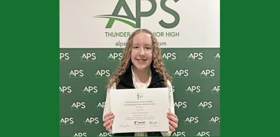 Caplis, APS student, honored with outstanding achievement award | News ...