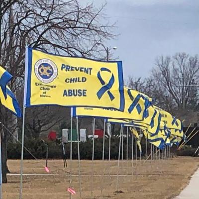 Flags fly in support of Child Abuse Prevention Month | News ...