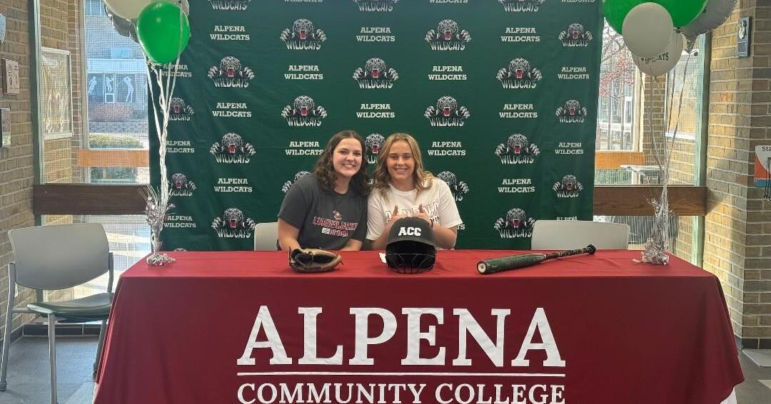 Two Alpena standouts sign to play softball at ACC | Sports ...