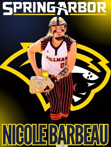Hillman’s record-breaking softball standout Nicole Barbeau signs with ...