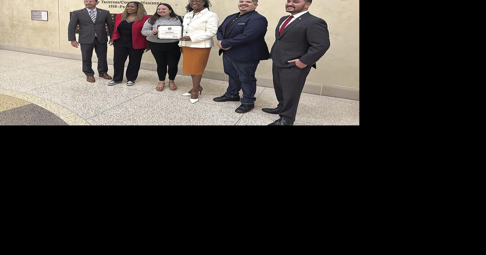 Mayor unveils leadership history wall at City Hall | Tracy Press ...