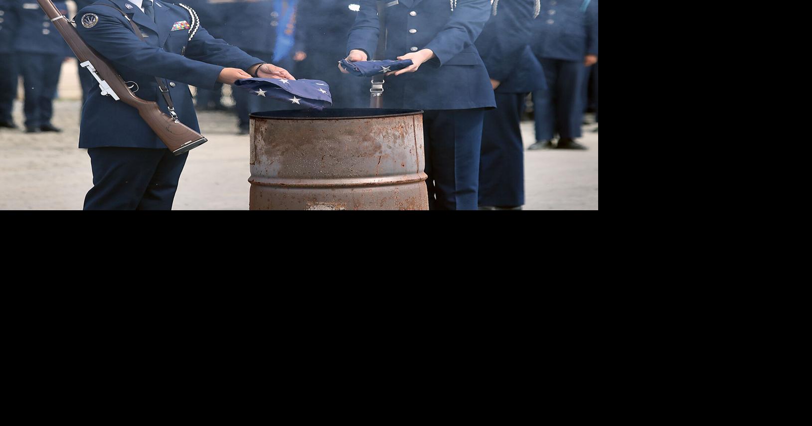 JROTC cadets hold first flag retirement ceremony | News | ttownmedia.com