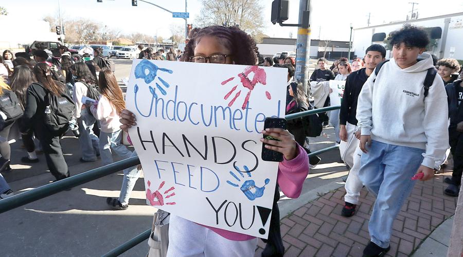 Students protest against ICE | Tracy Press | ttownmedia.com