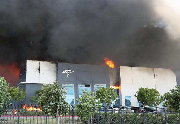 Update: Fire destroys Medline warehouse | Tracy Press | ttownmedia.com