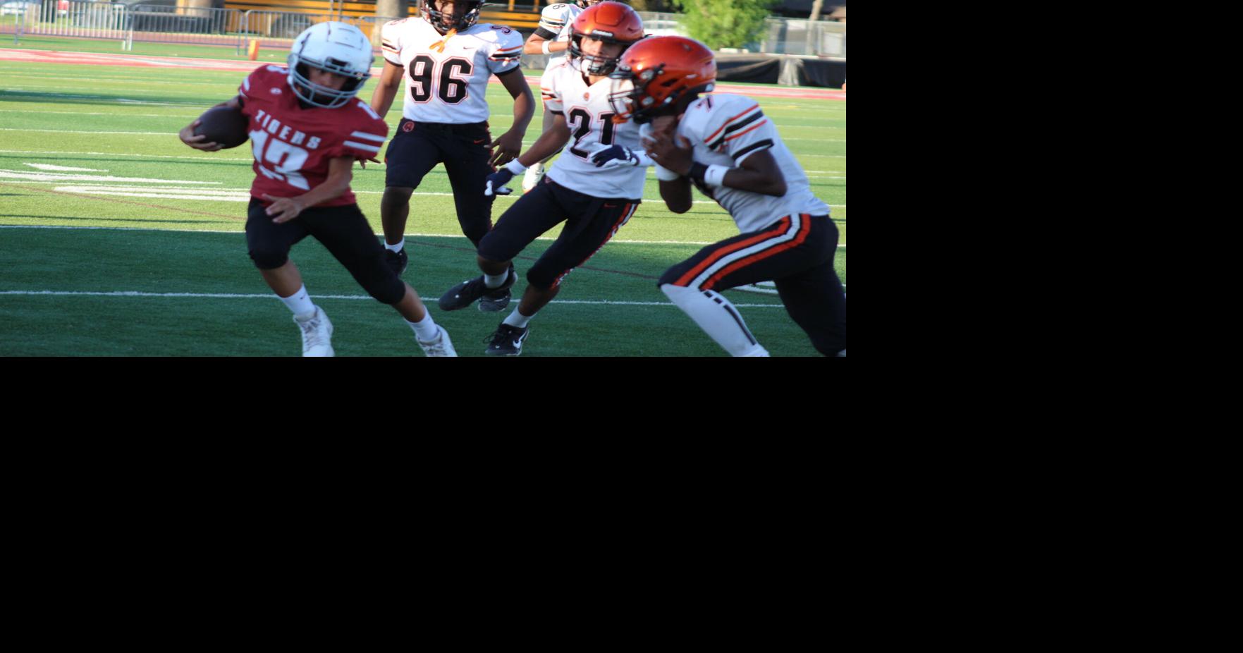 Patterson Tigers Football Kicks Off Against Merced High School ...