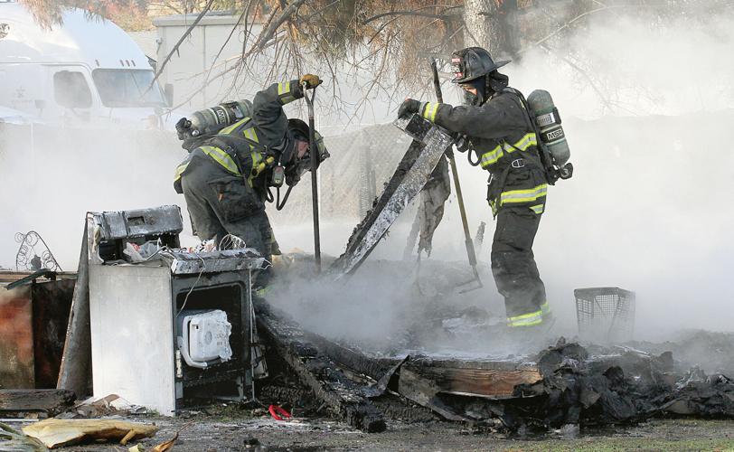 Vacant home destroyed in Monday morning fire | Tracy Press | ttownmedia.com