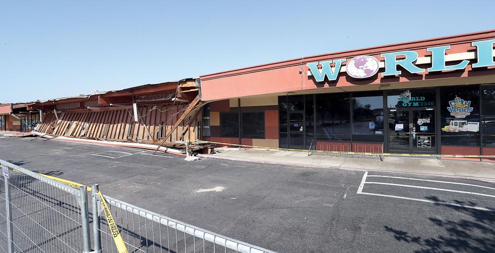 Roof collapse closes section of strip mall in northeast Tracy | Tracy ...