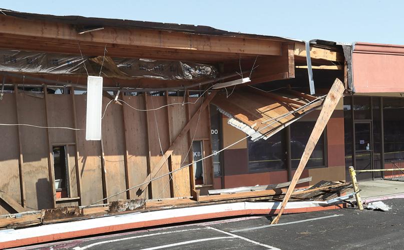 Roof collapse closes section of strip mall in northeast Tracy | Tracy ...
