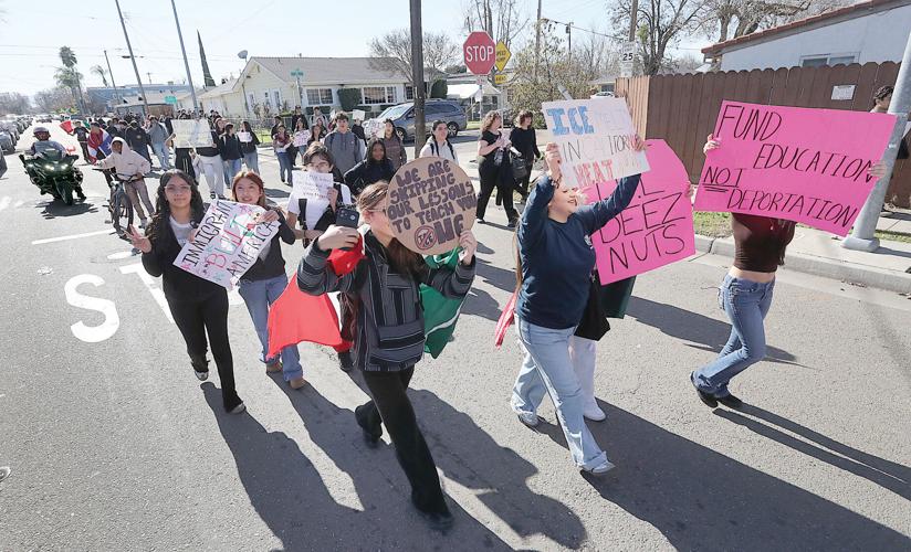 Students protest against ICE | Tracy Press | ttownmedia.com