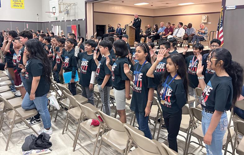 D.A.R.E. graduation includes a farewell from longtime mentor | Tracy ...