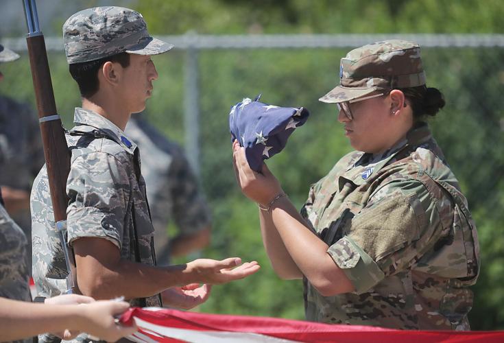 JROTC cadets hold flag retirement ceremony at West High | Tracy Press ...