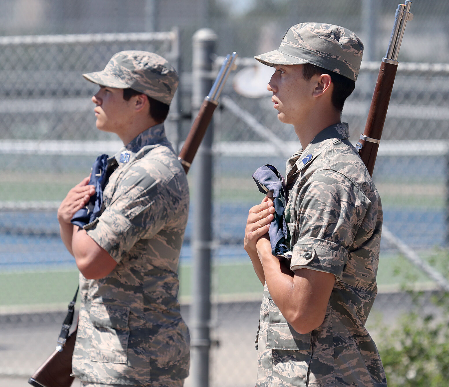 JROTC cadets hold flag retirement ceremony at West High | Tracy Press ...
