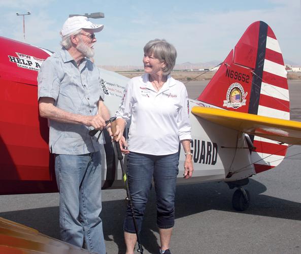 Veterans honored during morning of flights in classic biplane | Tracy ...