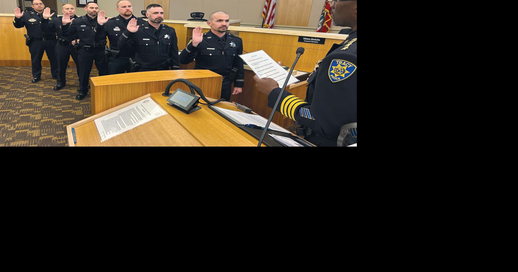 Police announce promotions, new officers | Tracy Press | ttownmedia.com