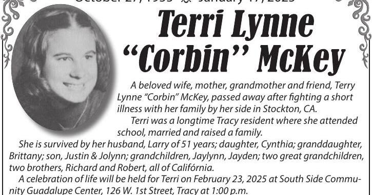 Terri Lynne "Corbin'' McKey | Tracy Press Obituaries | ttownmedia.com