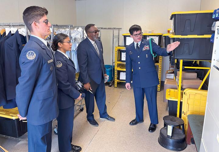 West High Air Force JROTC receives highest rating during inspection ...