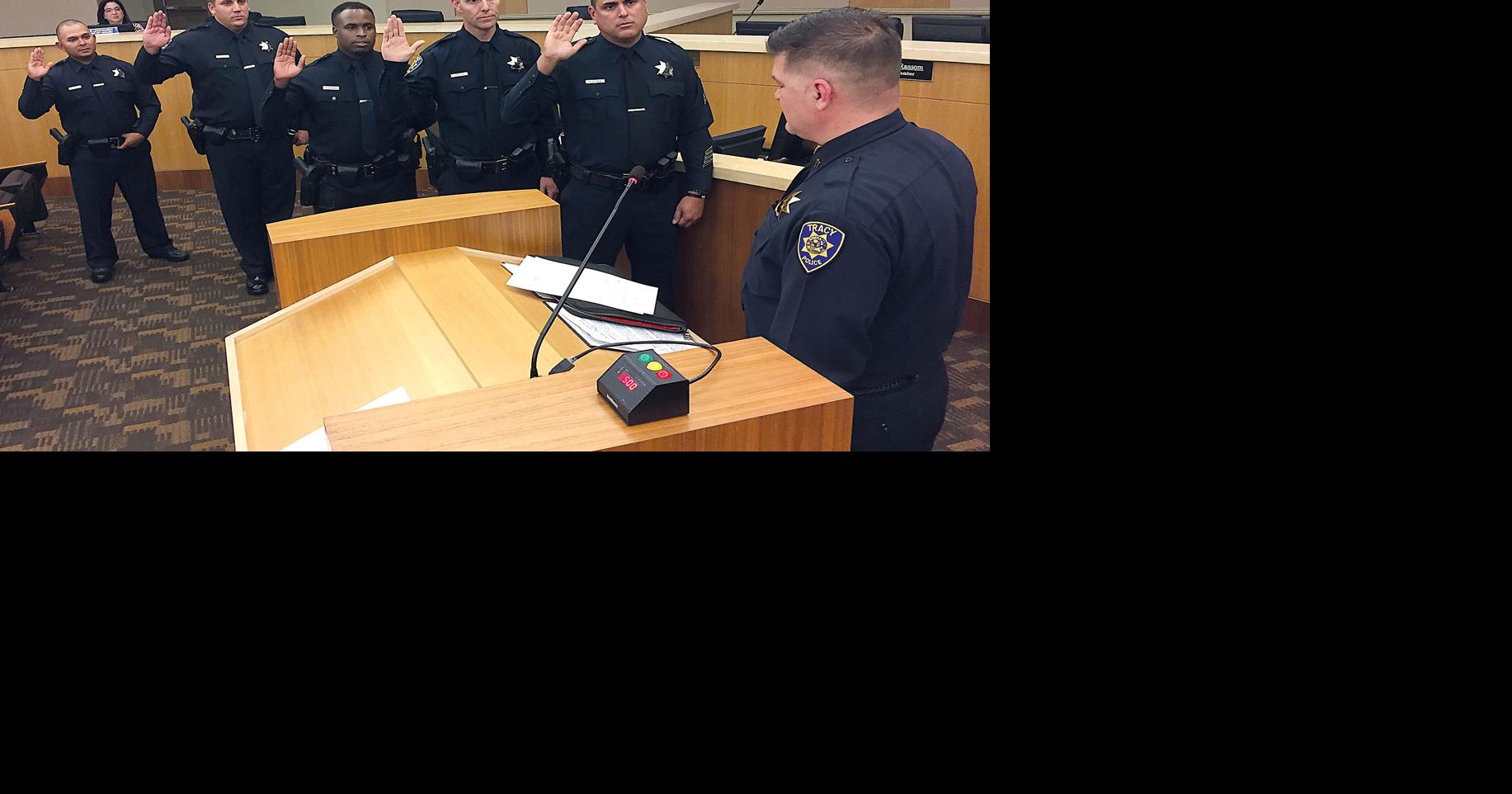 Council welcomes new, promoted officers | Tracy Press News | ttownmedia.com
