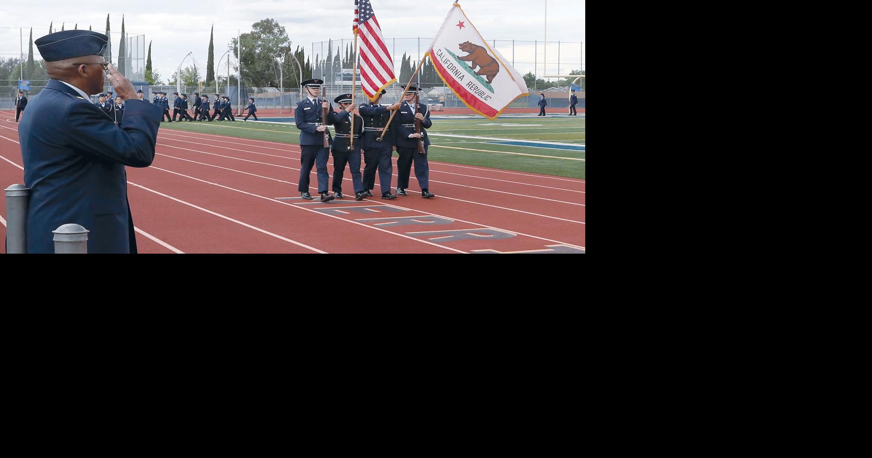 Air Force JROTC cadets hold Pass in Review ceremony | Tracy Press ...