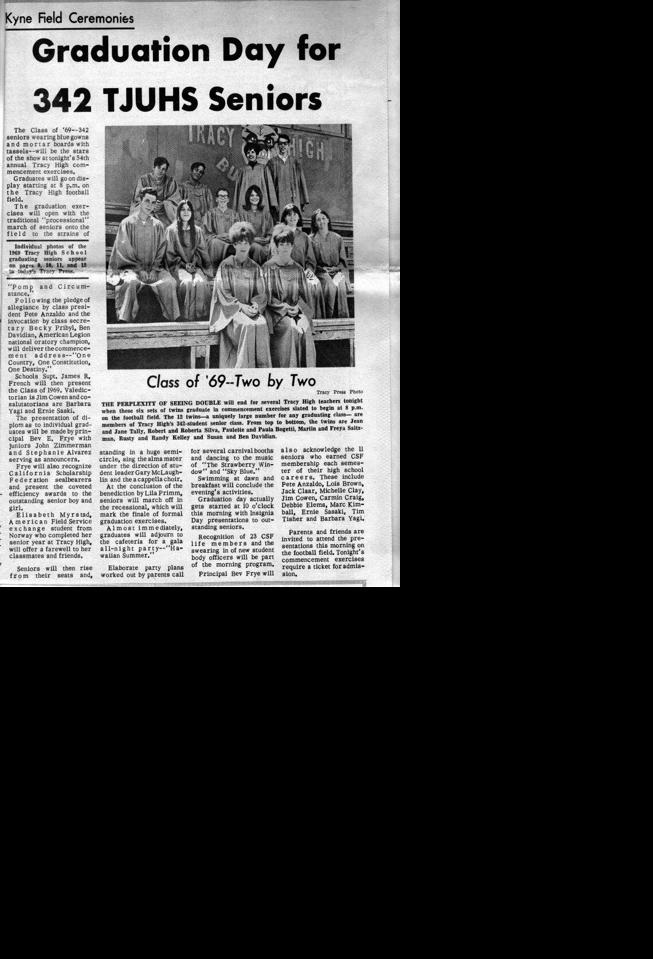 Classmates sought for 50th reunion | Tracy Press Our Town | ttownmedia.com