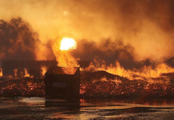 Fire burns through Banta pallet facility | Tracy Press | ttownmedia.com