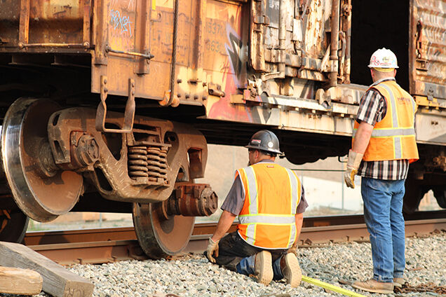 Train derailment blocks Frank Cox Road | Patterson Irrigator ...