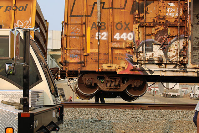 Train derailment blocks Frank Cox Road | Patterson Irrigator ...