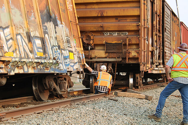 Train derailment blocks Frank Cox Road | Patterson Irrigator ...