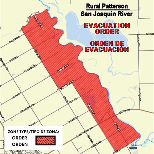 Flood evacuation order for rural Patterson | Patterson Irrigator ...