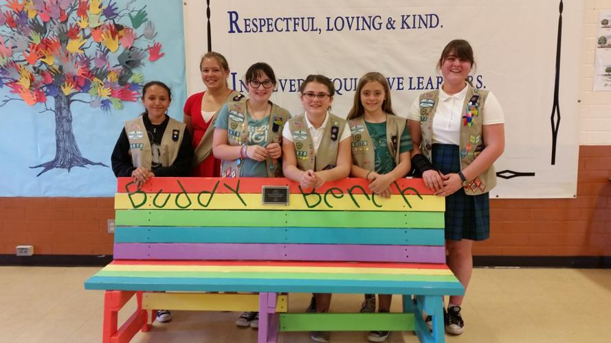 Girl Scouts build Buddy Benches, earn awards | Patterson Irrigator ...