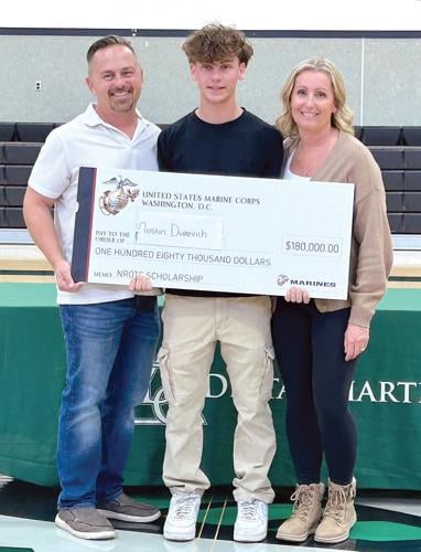 Delta Charter senior Austin Dulkevich awarded prestigious Marine Corps ...