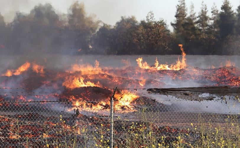 Fire burns through Banta pallet facility | Tracy Press | ttownmedia.com