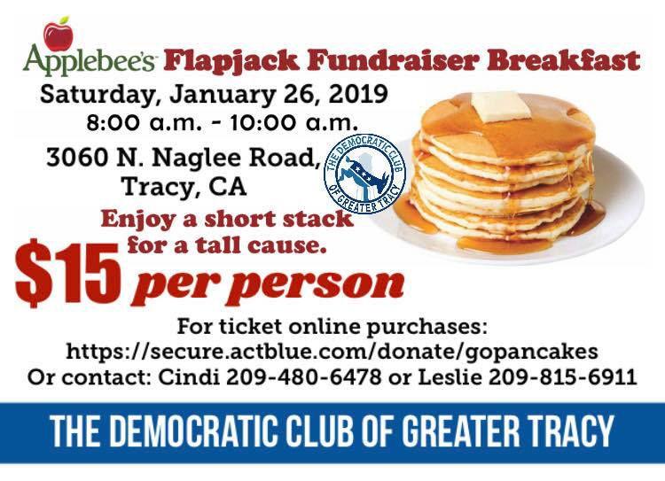 Tracy Dems' Applebee's Flapjack Fundraiser Breakfast | Tracy Press ...