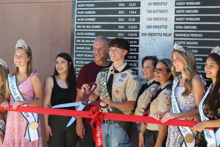 Eagle Scout Jason Thomas Unveils Record Board, Snack Cart for PHS ...