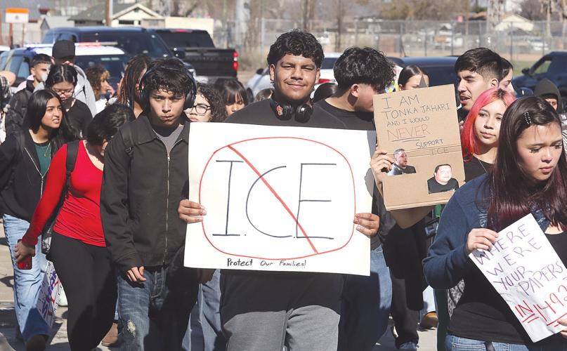 Students protest against ICE | Tracy Press | ttownmedia.com