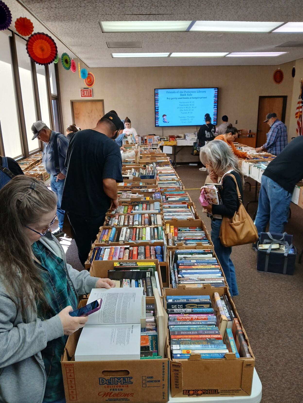 Rescheduled Patterson Library book sale being held next week ...