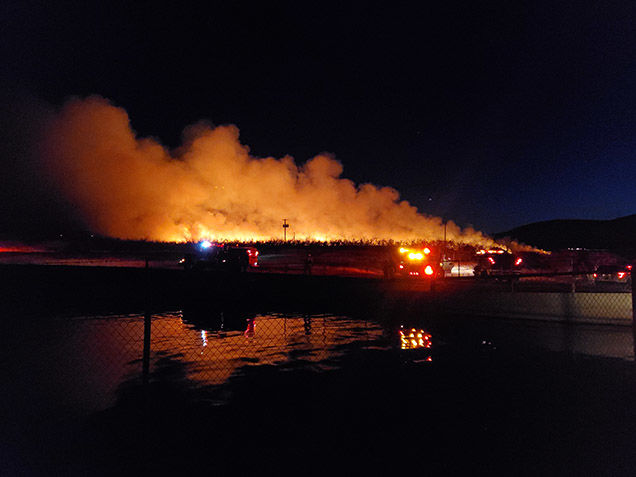 Orchard fire near Zacharias Road | Patterson Irrigator News ...