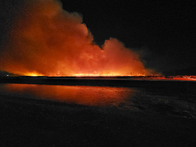 Orchard fire near Zacharias Road | Patterson Irrigator News ...