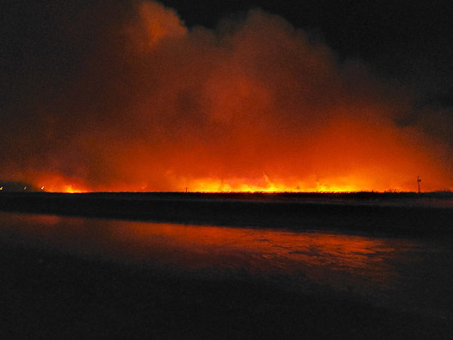 Orchard fire near Zacharias Road | Patterson Irrigator News ...