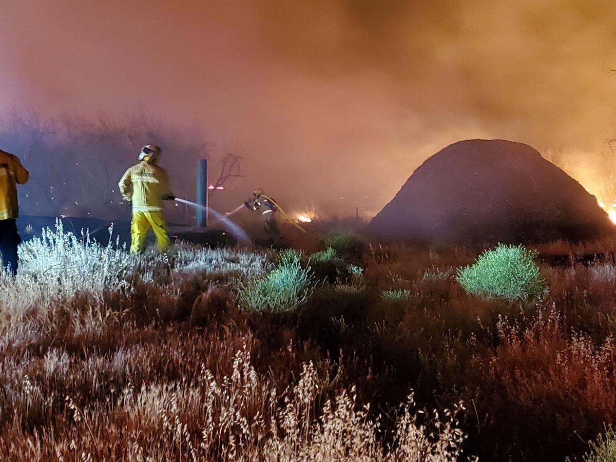 Orchard fire near Zacharias and Rogers | Patterson Irrigator News ...